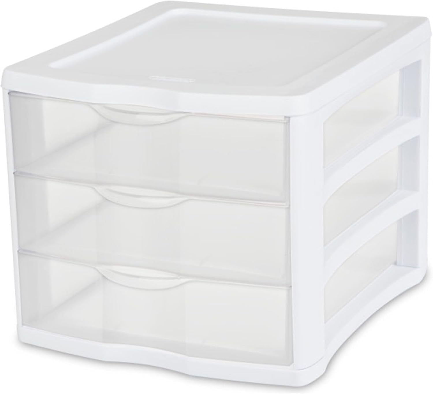 SASYXDC ClearView Compact Stacking 3 Drawer Storage Organizer System ...