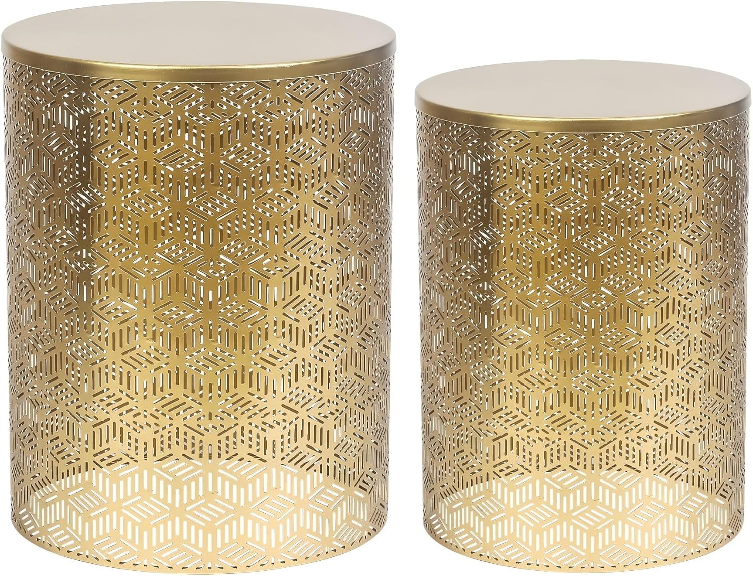 SASYXDC Console Table - Gold Round Sofa Table- Metal Slim Console ...