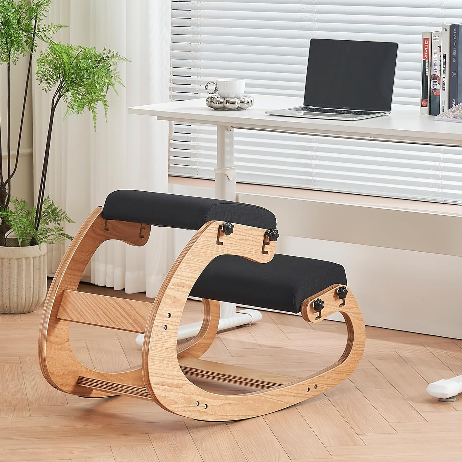 Ergonomic Kneeling Chair Adjustable Rocking Knee Chair for Office ...