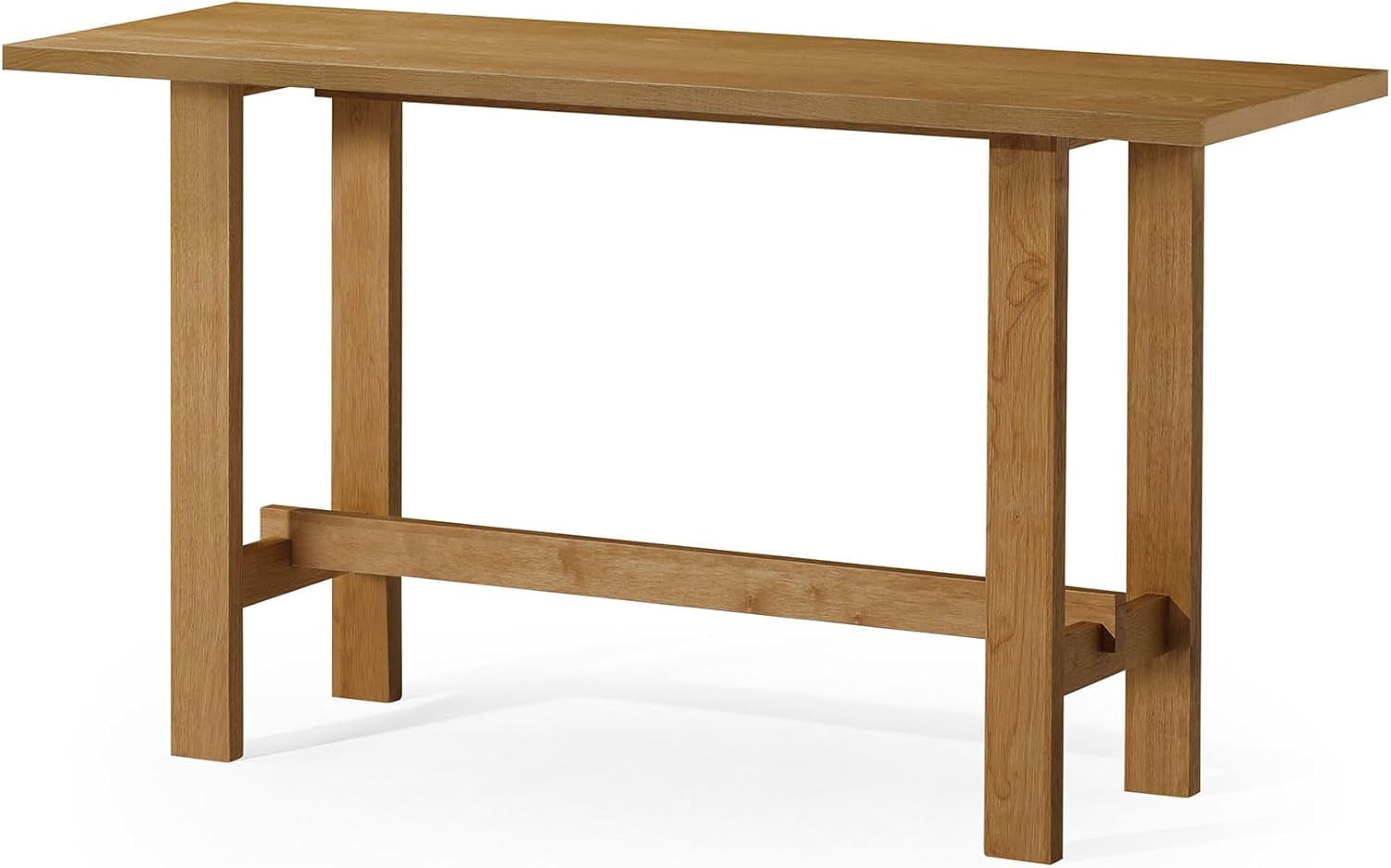 Hera Rustic Rectangular Accent Console Table for Small Spaces and Front ...