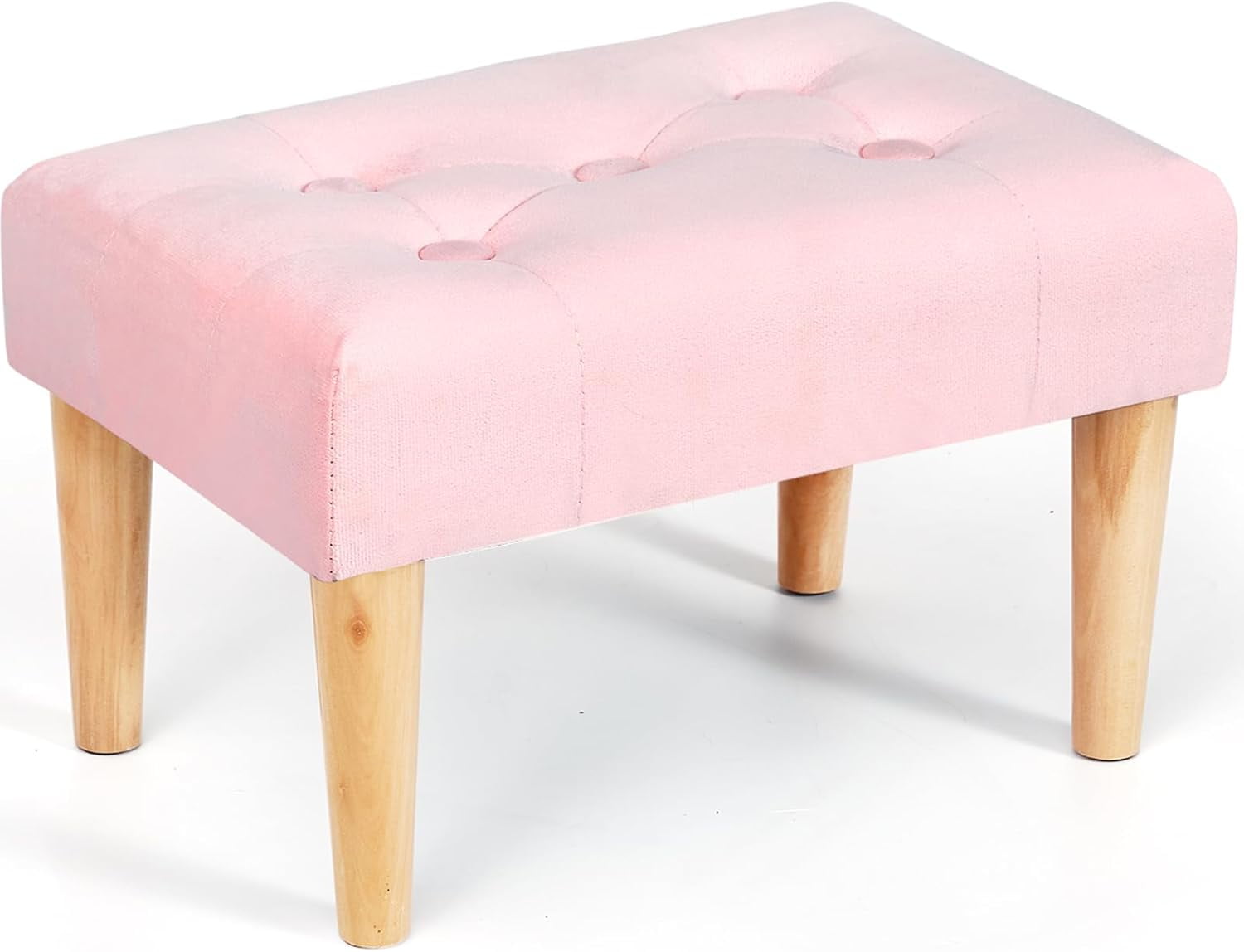 sdzjwix LTKIF BRIAN & DANY Small Footstool Ottoman Velvet Soft Foot ...