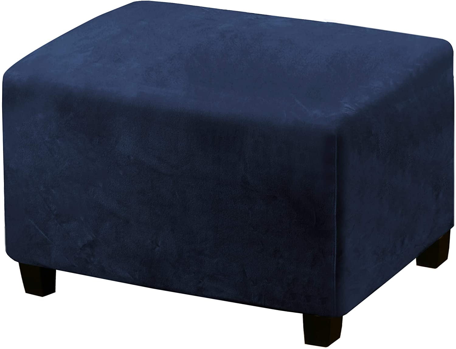 SASYXDC LTKIF Real Velvet Plush Ottoman Cover Soft Rectangle Folding ...