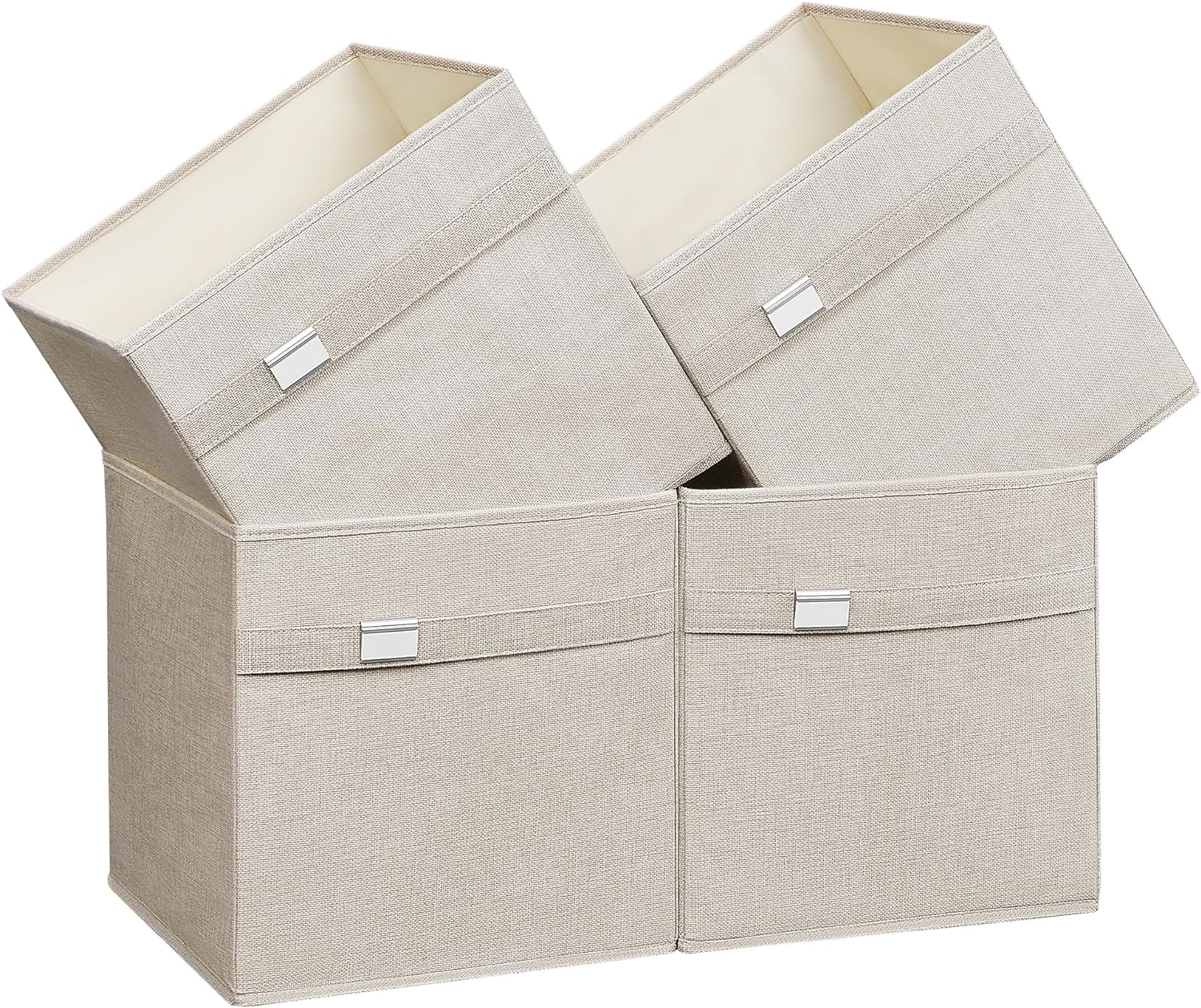 SASYXDC Storage Cubes Cube Storage Bins 13 x 13 x 13 Inches 2 Handles ...