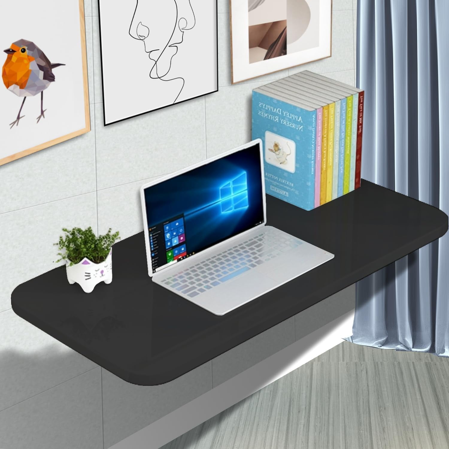 sasyxdc Wall-Mounted Wall-Mounted Dining Table Wall Desk Kitchen ...