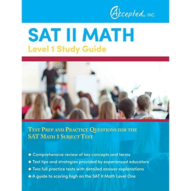 Pre-Owned SAT II Math Level 1 Study Guide: Test Prep and Practice ...