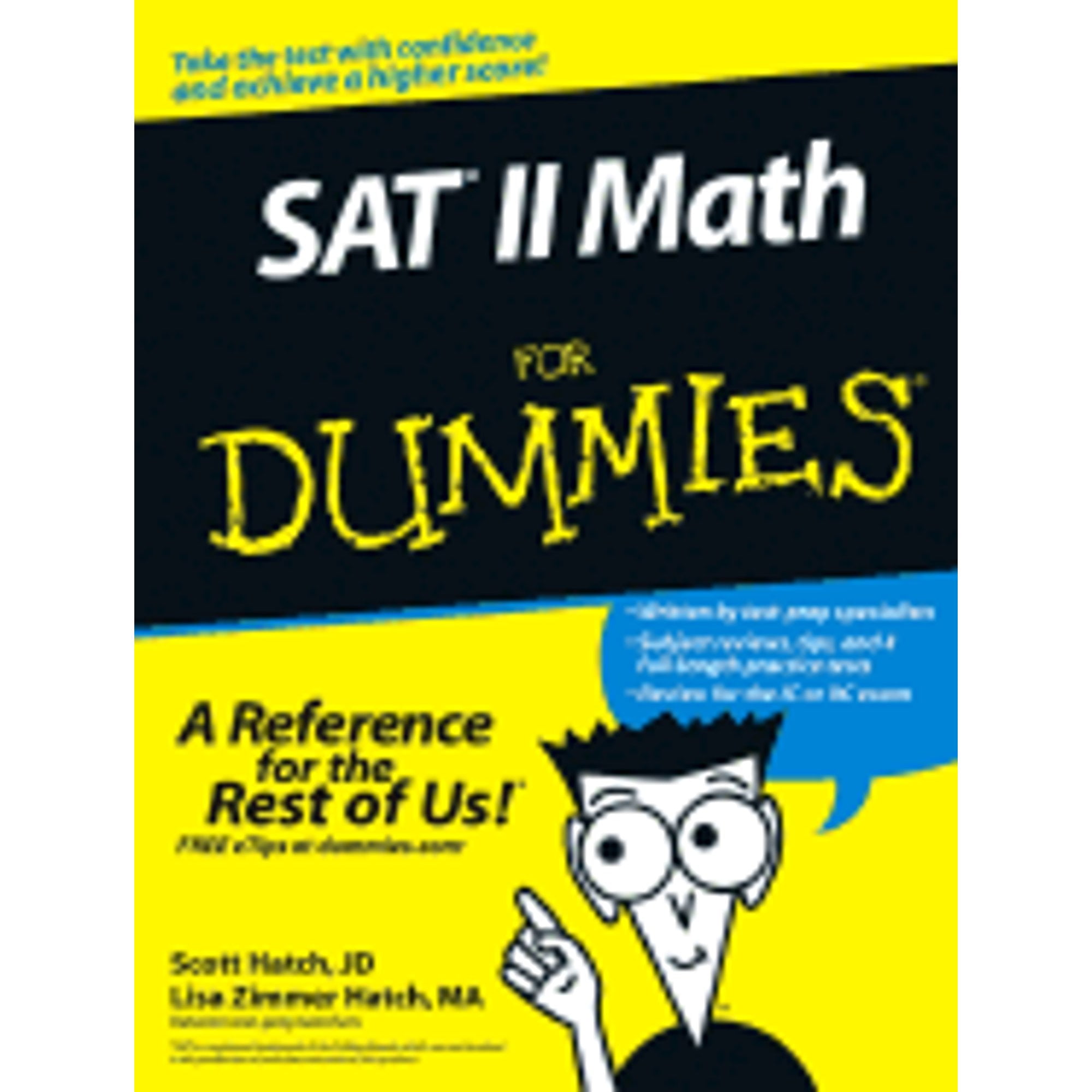 Pre-Owned SAT II Math for Dummies (Paperback) 0764578448 9780764578441 - Walmart.com