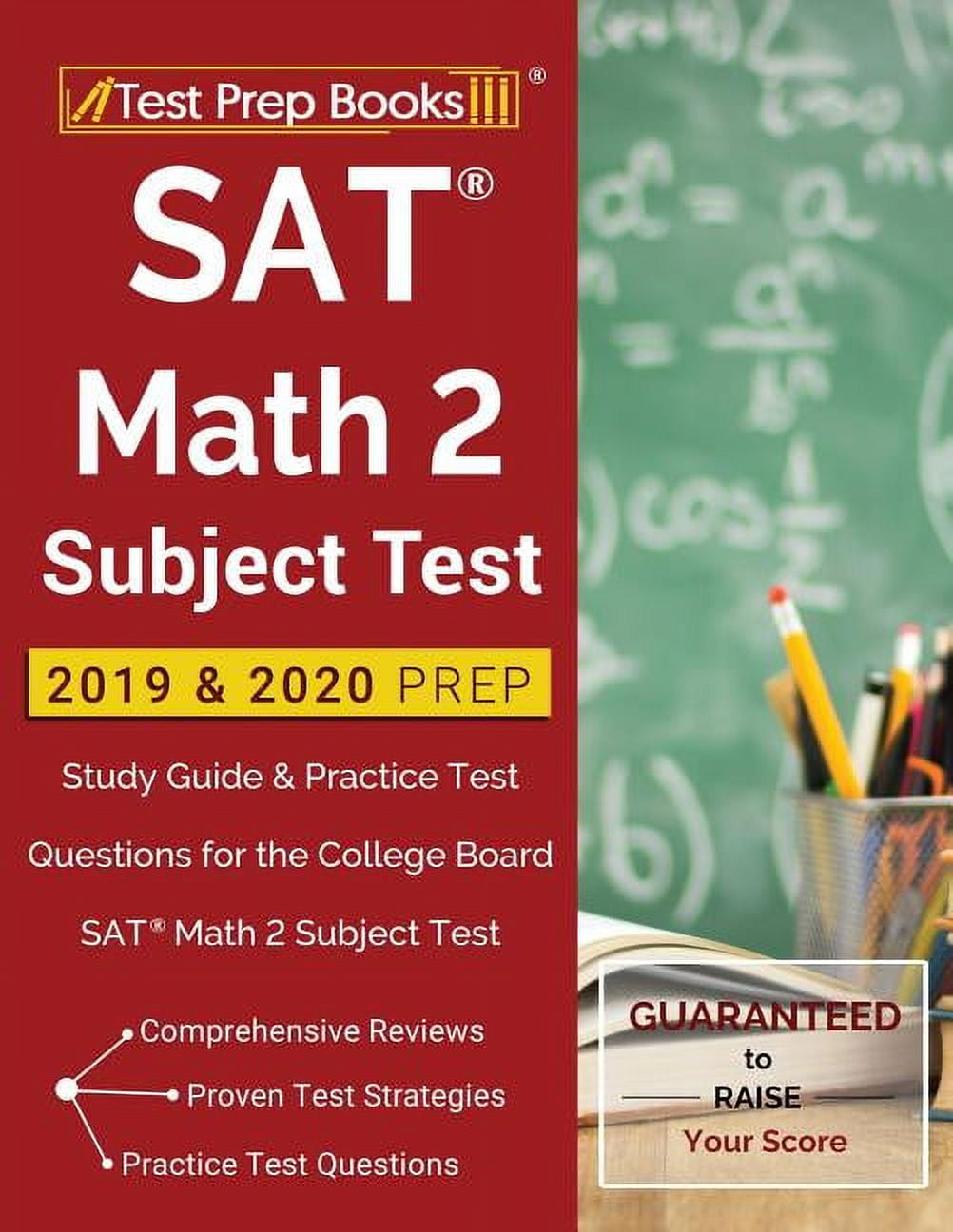 SAT Math 2 Subject Test 2019 & 2020 Prep : Study Guide & Practice Test ...