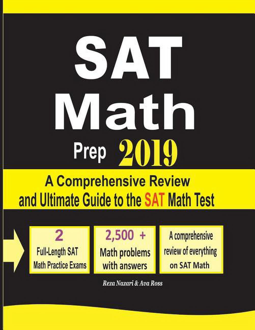 SAT Math Prep 2019: A Comprehensive Review and Ultimate Guide to the ...