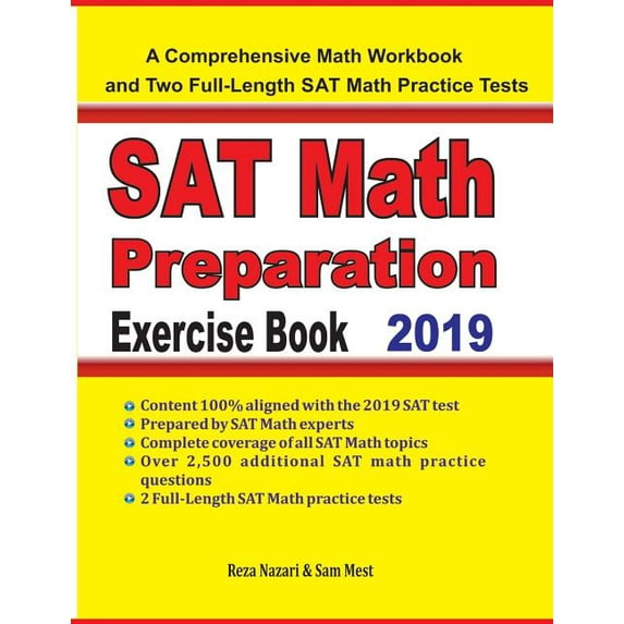 SAT Math Preparation Exercise Book: A Comprehensive Math Workbook and ...