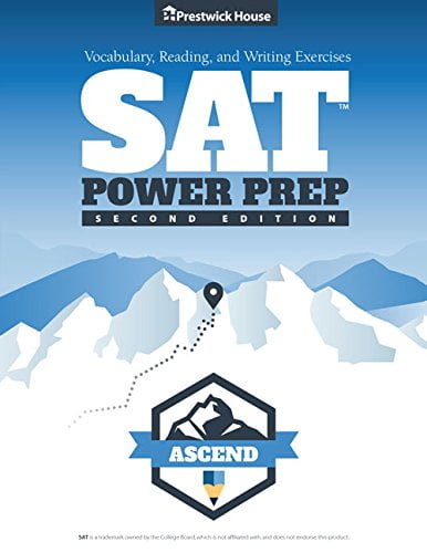 Pre-Owned SAT Power Prep Ascend Paperback Rachel Natbony, Lisa Tetrault, Leah Rodrigues, sydney ...