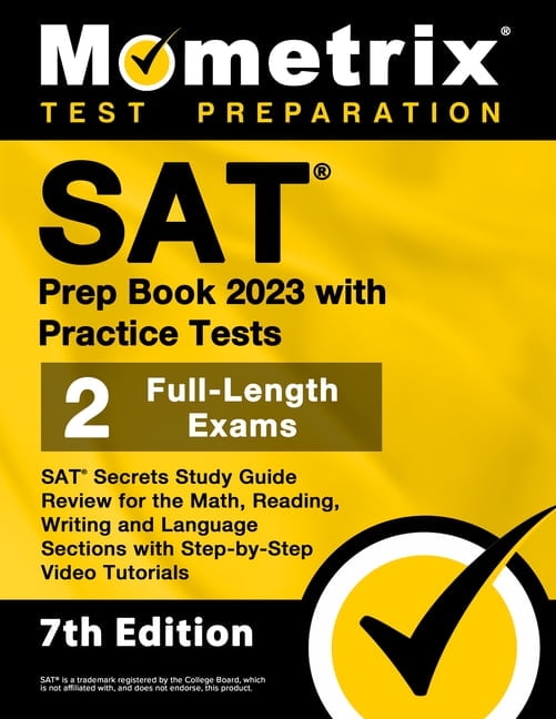 SAT Prep Book 2023 with Practice Tests - 2 Full-Length Exams, SAT ...