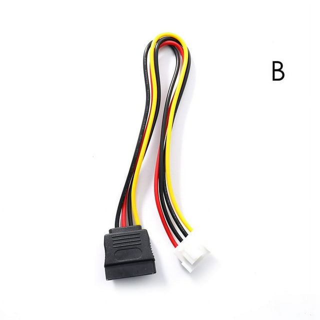 SATA 15 Pin Female To 4 Pin Female FDD Floppy Adapter Hard Drive Power ...