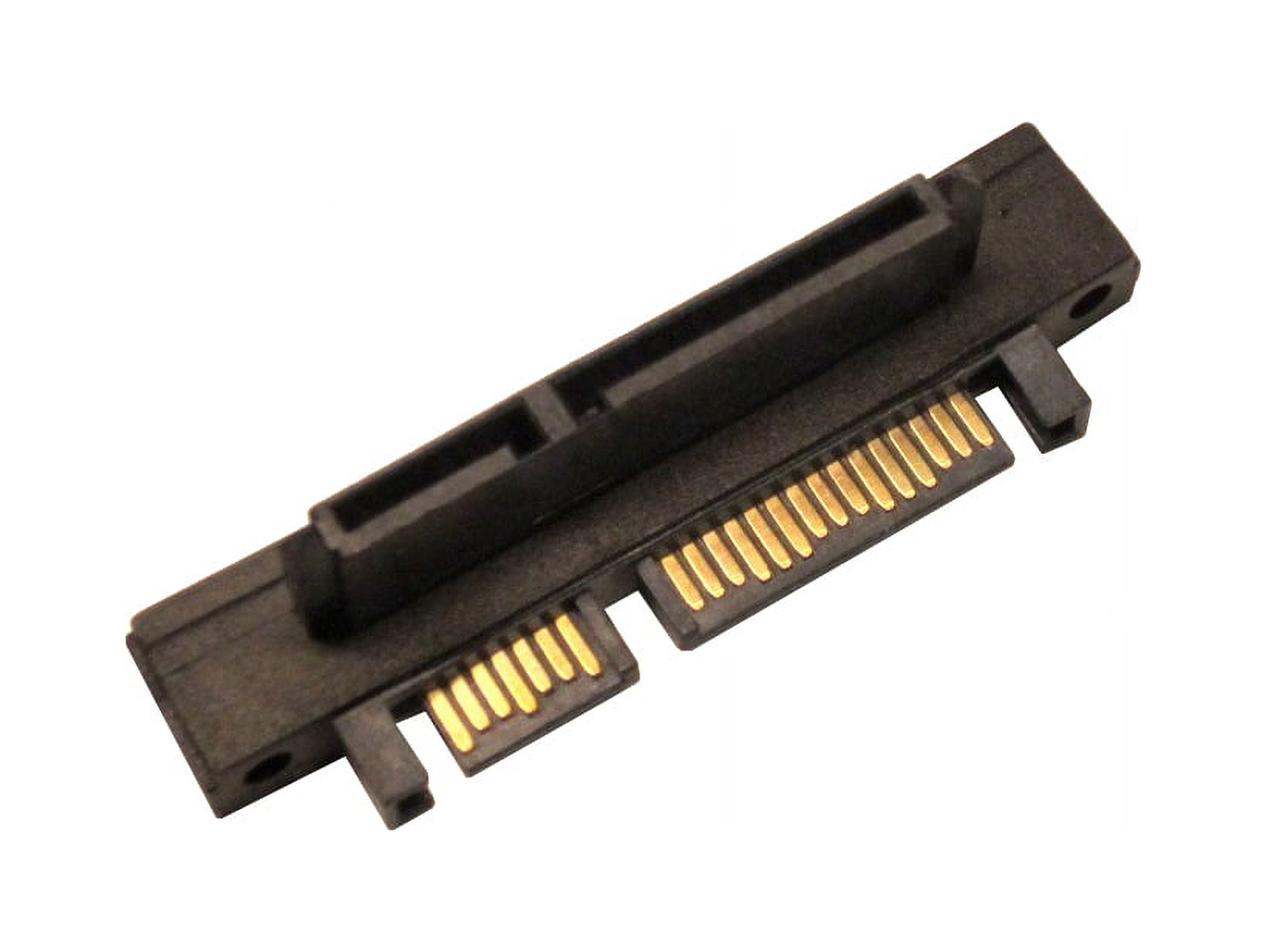 SATA 22 Pin Male to 22 Pin Female Right Angle Adapter - Walmart.com