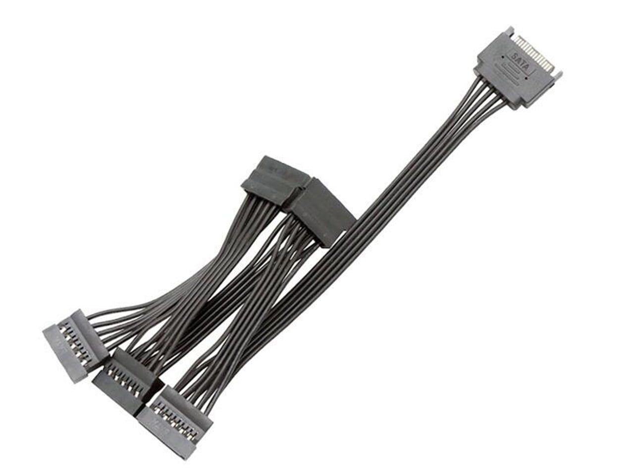 SATA to 5x SATA Power Splitter Cable, RIITOP 15 Pin SATA to 5 SATA ...