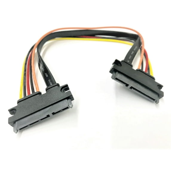 SATA III 22 Pin Female to 22 Pin Female 12 Inches - Walmart.com