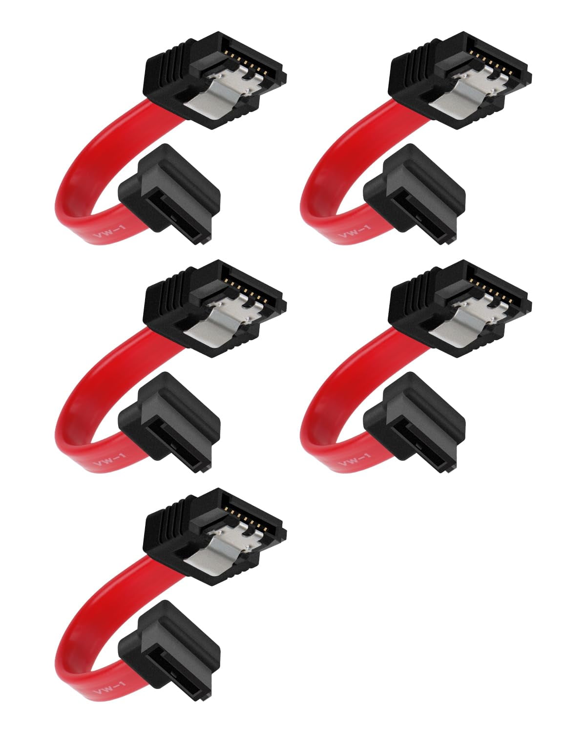 SATA III Data Cable, 3-Inch Sata 6.0 Gbps 7pin Short Data Cable, SATA ...