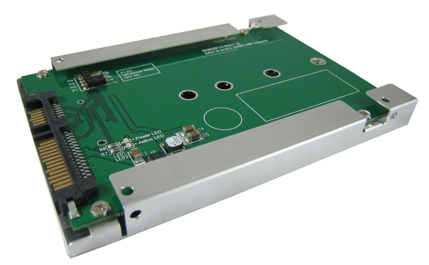 SATA III to M.2 SSD Adapter Device Sleep Mode (DEVSLP) with Frame Housing - Walmart.com