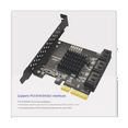 SATA PCI E Adapter 6 Ports SATA 3.0 To PCI Express X4 Expansion Card SATA3.0 PCIe PCI-E SATA ...