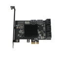 SATA PCIE Card Built in PCI?E 1X Interface 8xSATA3.0 Output Interfaces ...