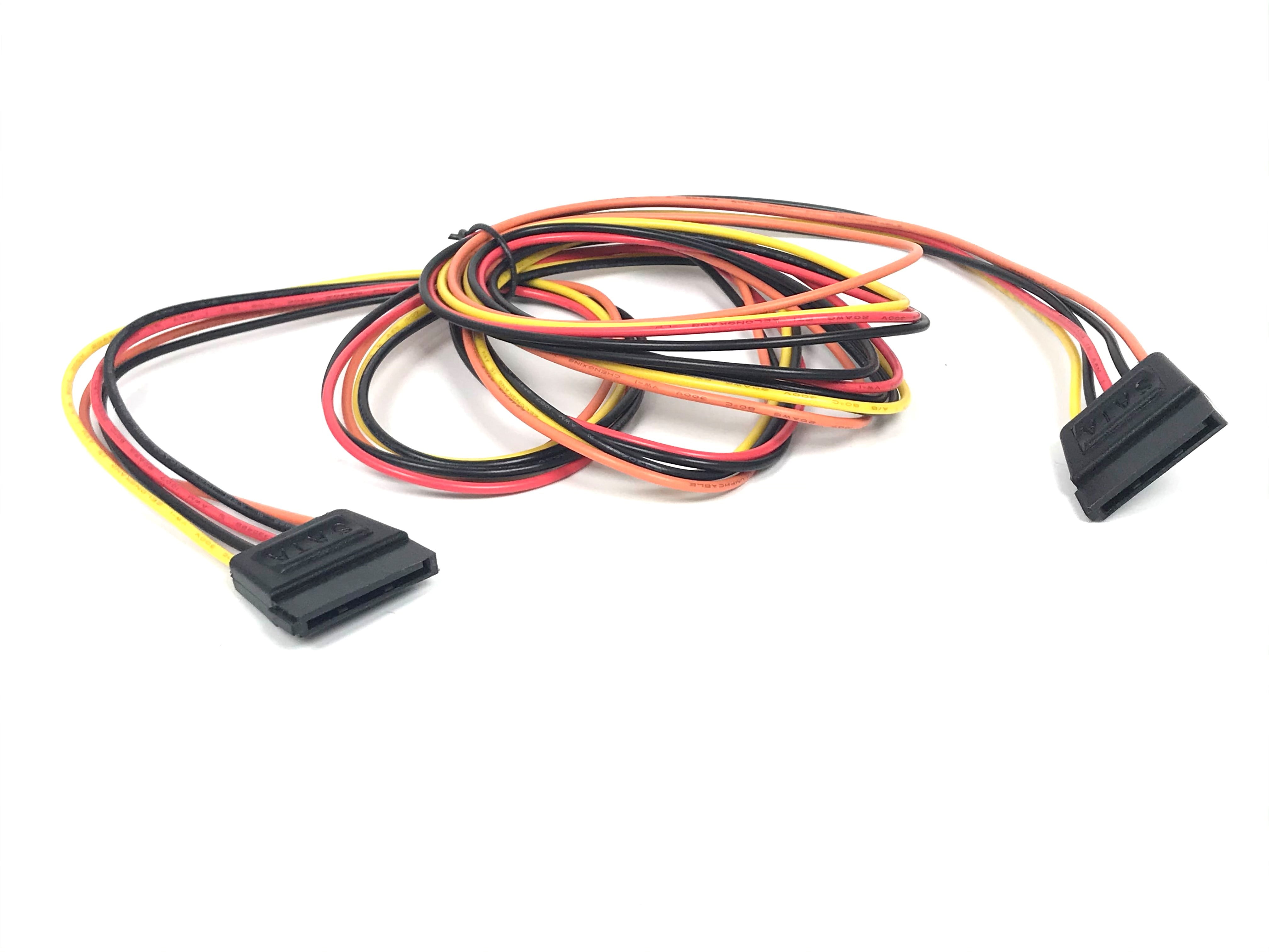 SATA Power 15 Pin Female to 15 Pin Female Cable - 1.2 Meter Length ...