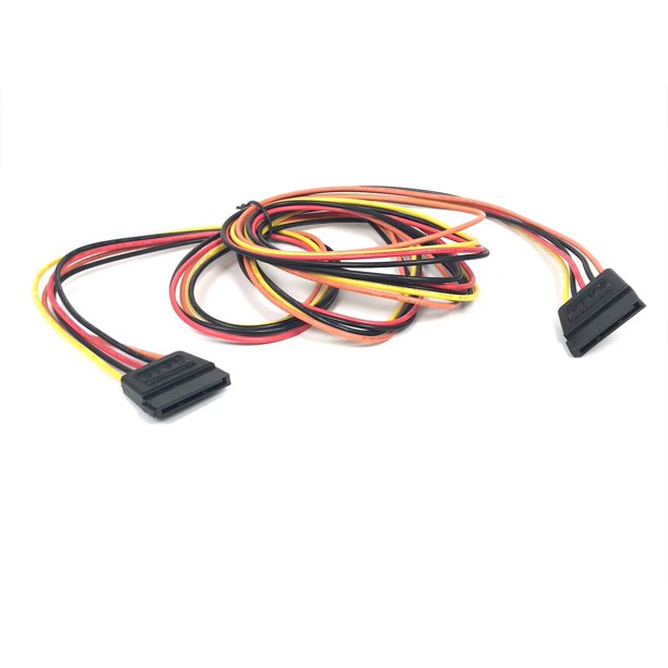 SATA Power 15 Pin Female to 15 Pin Female Cable - 1.2 Meter Length ...