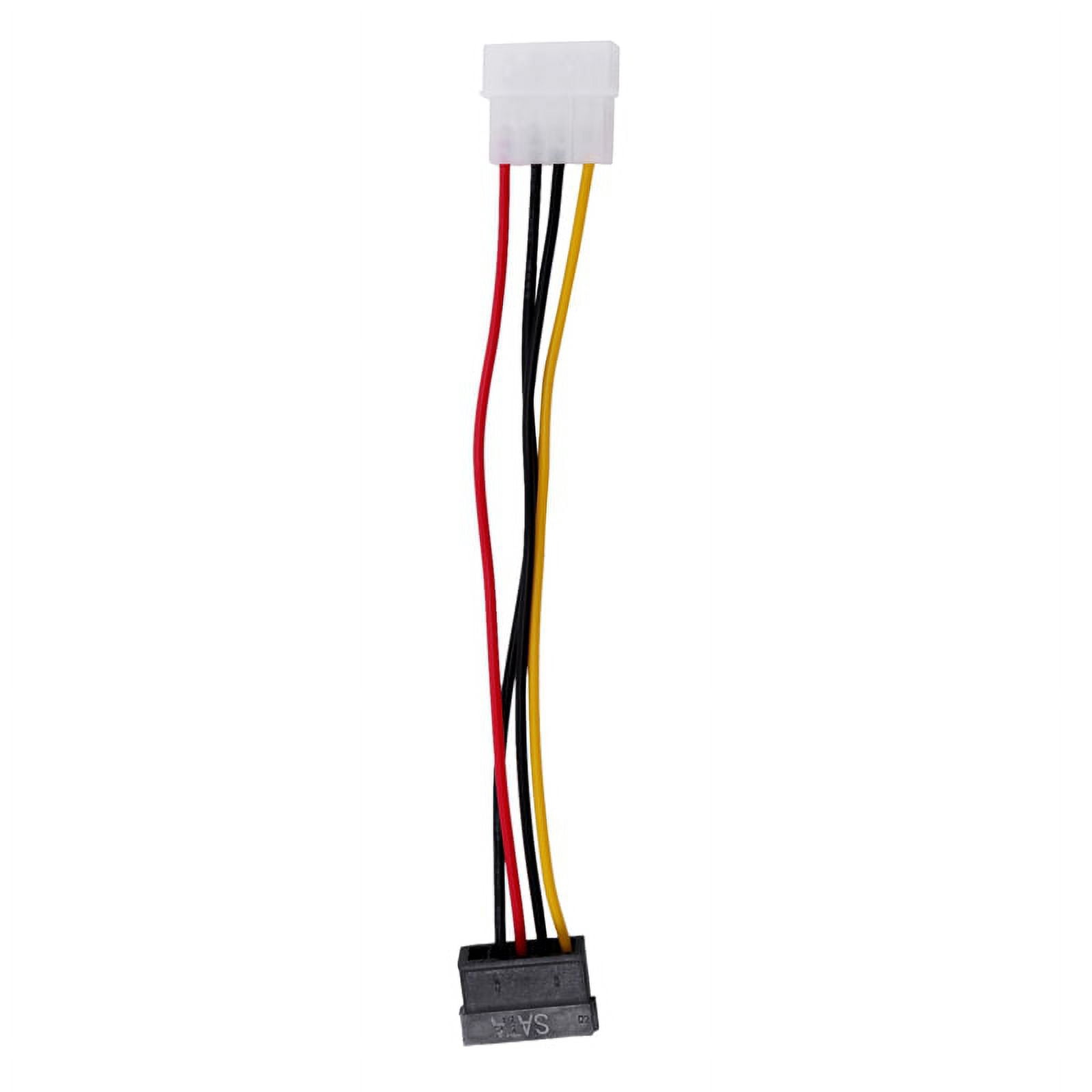 SATA Power Female to Molex Male Adapter Converter Cable, 6-Inch ...