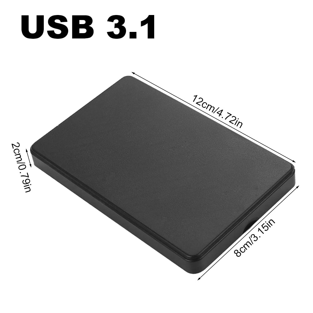SATA SSD Enclosure Hard Drive Case 10Gbps Speed for 2.5 Inch SSD (USB3 ...