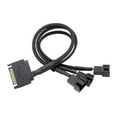 SATA To 4Pin PC Fan Power Splitter Cable Braided Sleeve Multiple ...