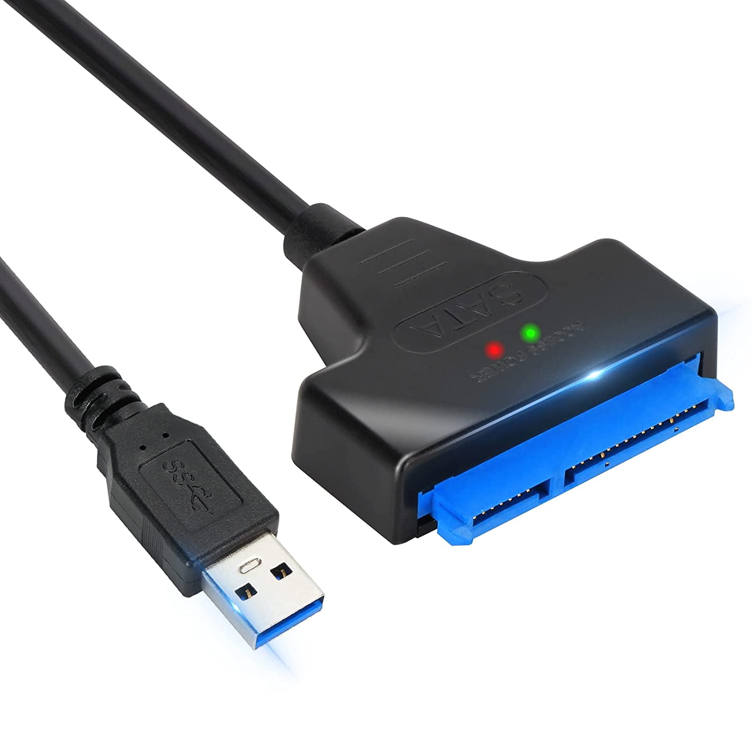 SATA to USB Adapter Cable for 2.5 inch SSD and HDD, USB 3.0 to SATA III Hard Driver Adapter ...