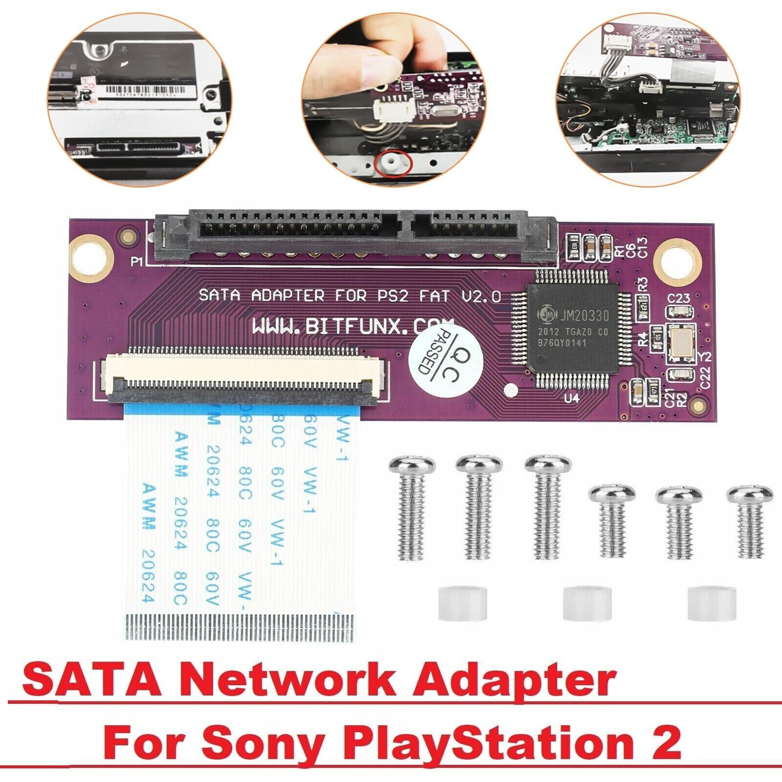 SATA Upgrade Adapter for PlaySton 2 - PS2 IDE Hard Drive Network ...