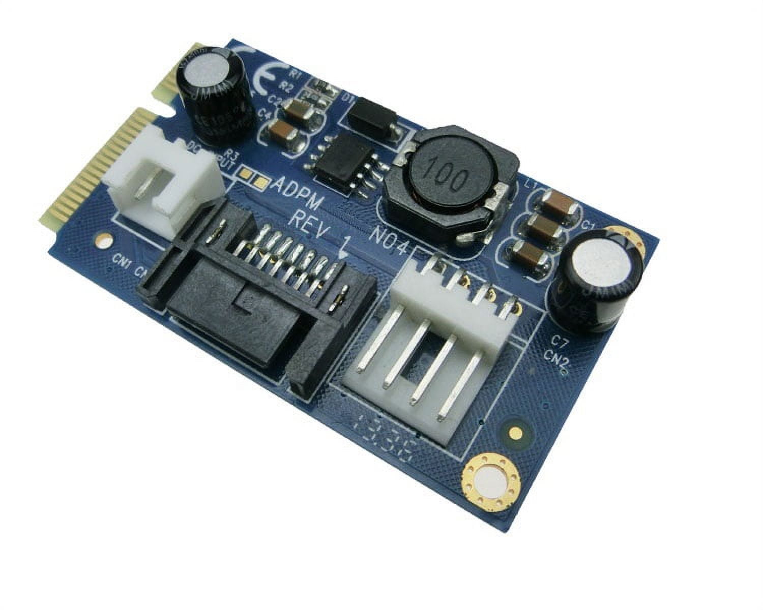 SATA to Mini-SATA Adapter with 4 Pin Connector - Walmart.com