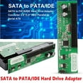 SATA to PATA IDE Female Hard Drive Adapter Converter HDD Parallel to ...