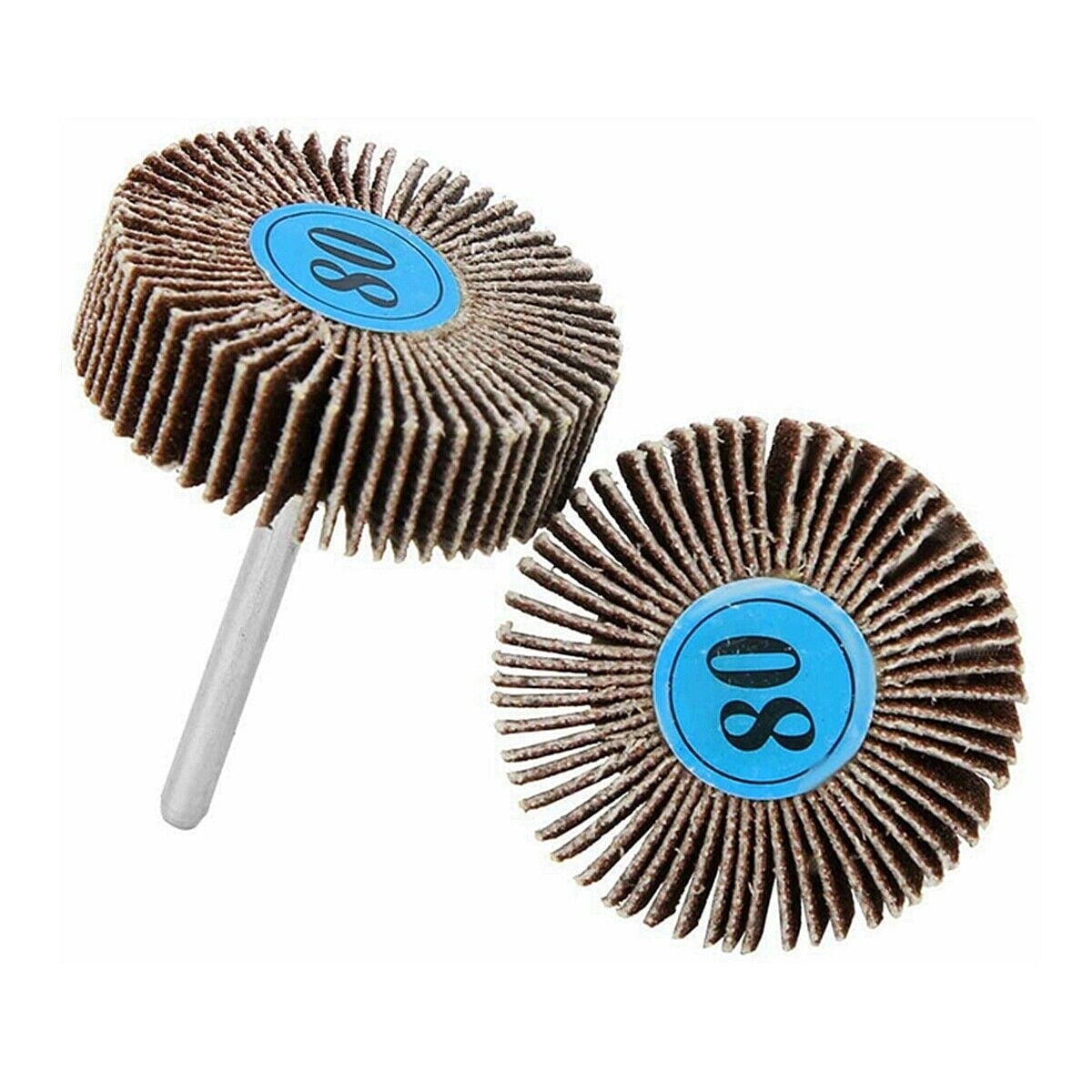 SATC 5-Piece 1-1/4" 80 Grit Flap Disc Wheel Grinding Polishing Kit for ...