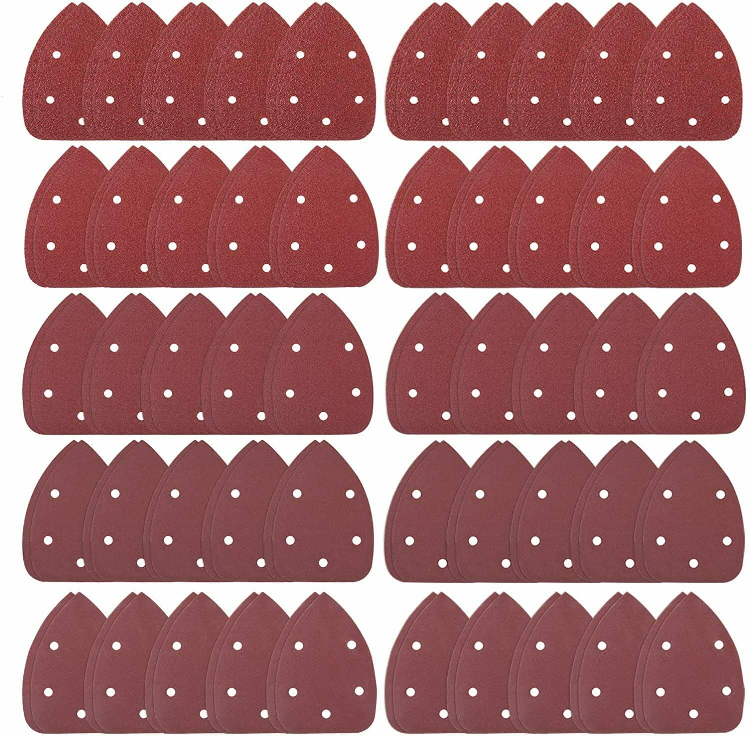 SATC Mouse Sander Sandpaper Pads 40 80 120 180 240 Grit Assorted ...