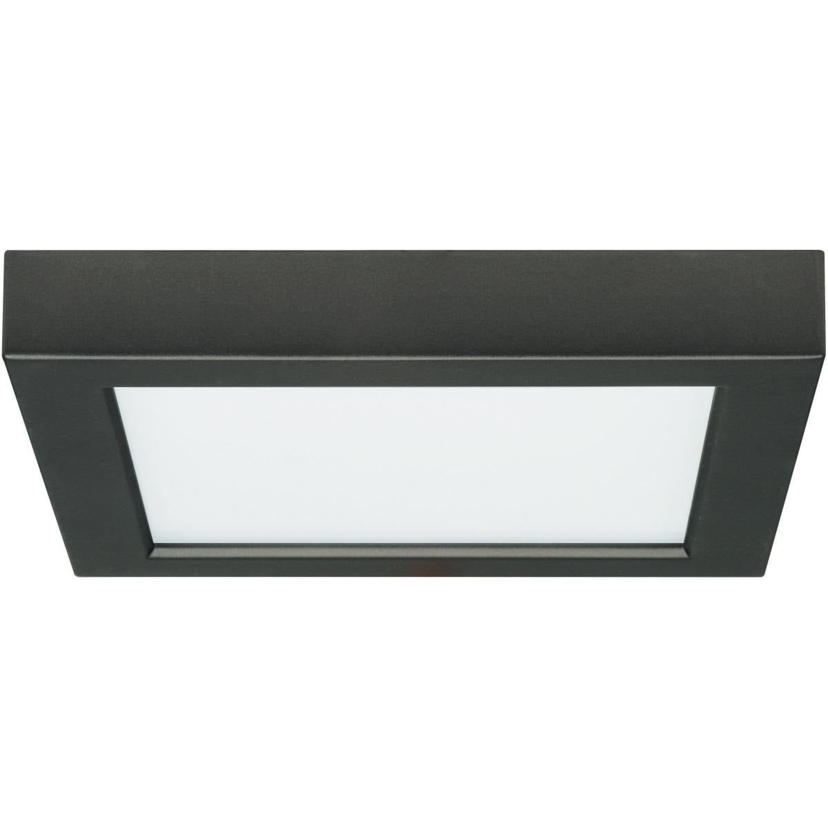 Satco SS21538 7 in. 3000K Wide Integrated LED Flush Mount Square ...