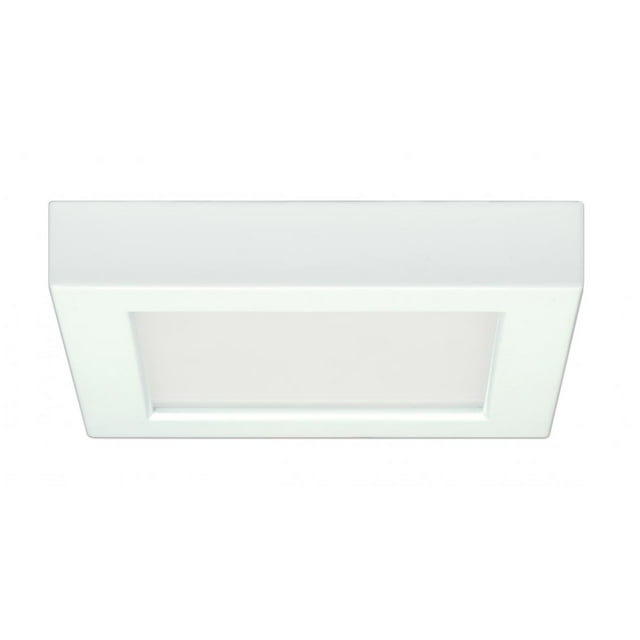 SATCO Blink Transitional 5.5" Surface Mount 10.5W 120V LED 3000K White Finish - Walmart.com