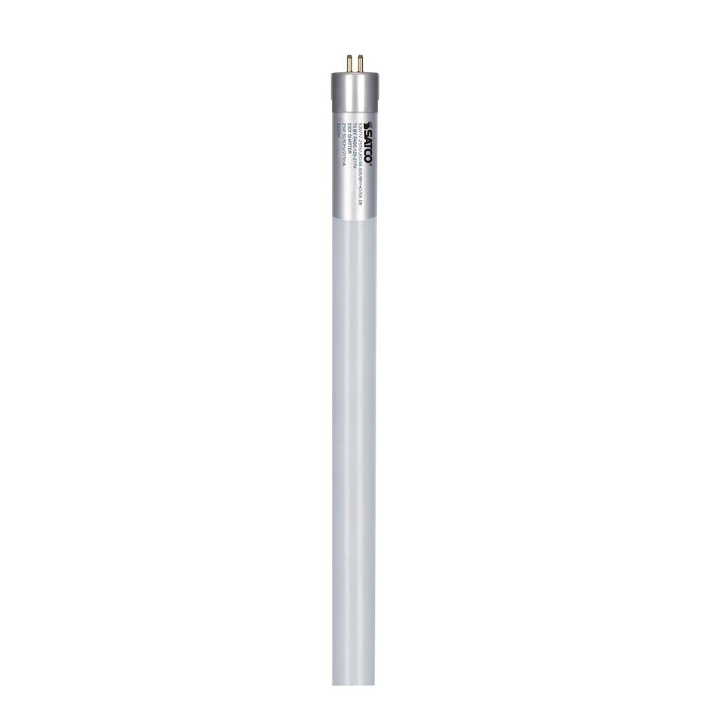 Satco 25W T5 LED Tube, Miniature Bi-Pin Base, 3500K, Frosted Glass ...