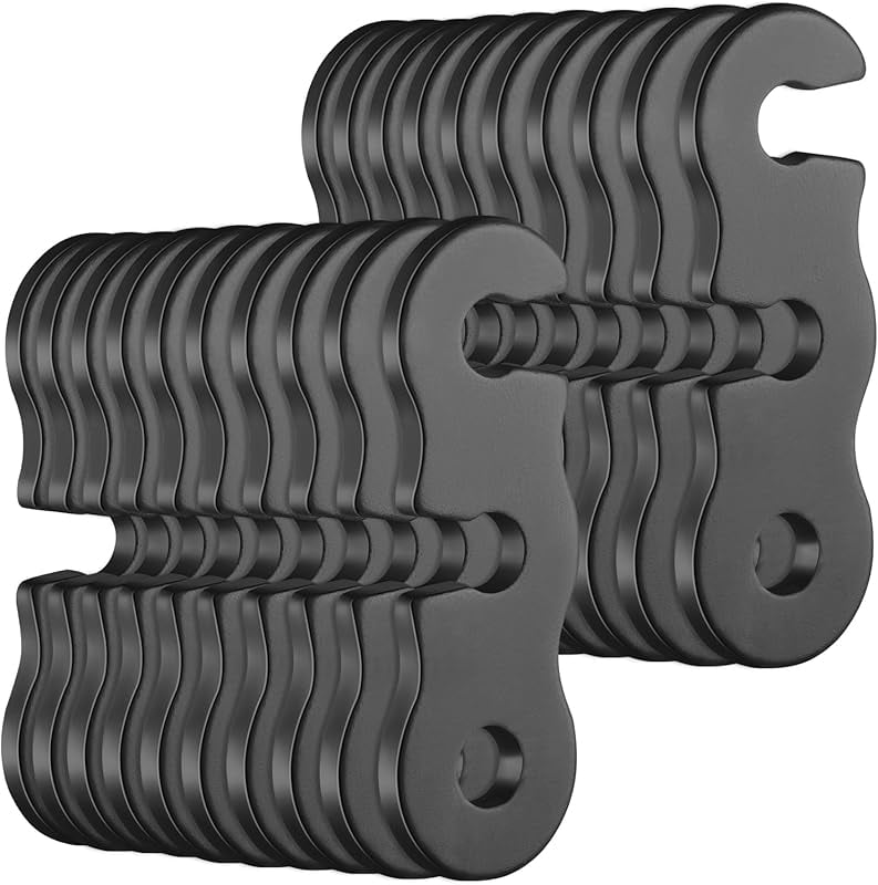 SATINIOR Guyline Tensioner Aluminum Alloy Tent Cord Paracord Tensioner ...