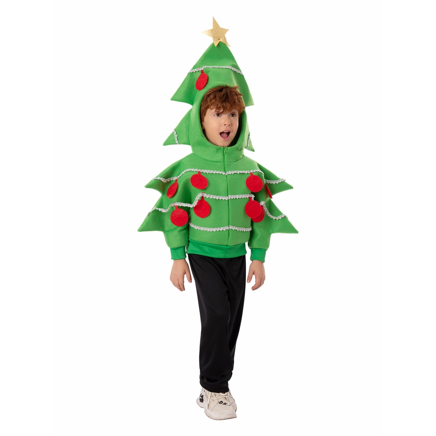 SATKULL Christmas Tree Jacket Child Stage Performance Costume Outfit ...