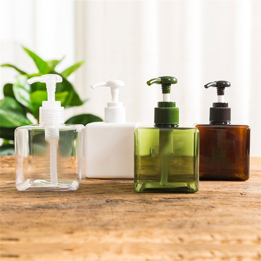 SATRINO 150ml Refillable Hand Sanitizer Soap Pump Bottles - PET Plastic ...
