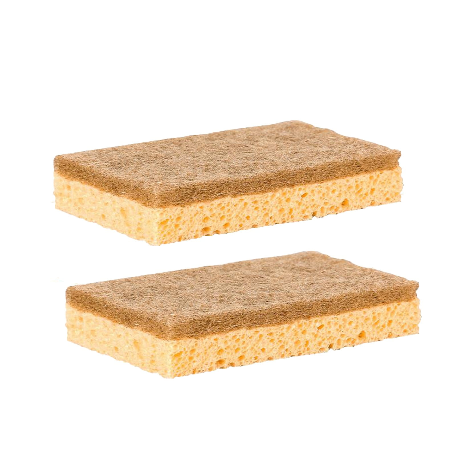 SATRINO 2 Pack Nature Dish Sponge - Natural Kitchen Sponge - Eco ...