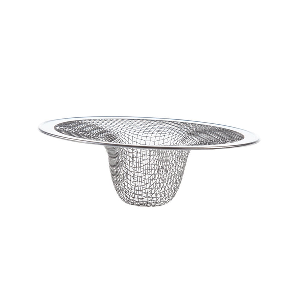 SATRINO 2 Pcs Kitchen Sink Strainer Stainless Steel, Mesh and Punching ...