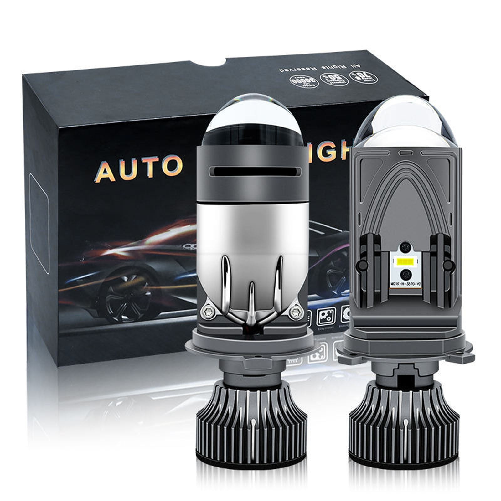 SATRINO Double-light Lossless Laserss Car Three-light Fisheye Double ...
