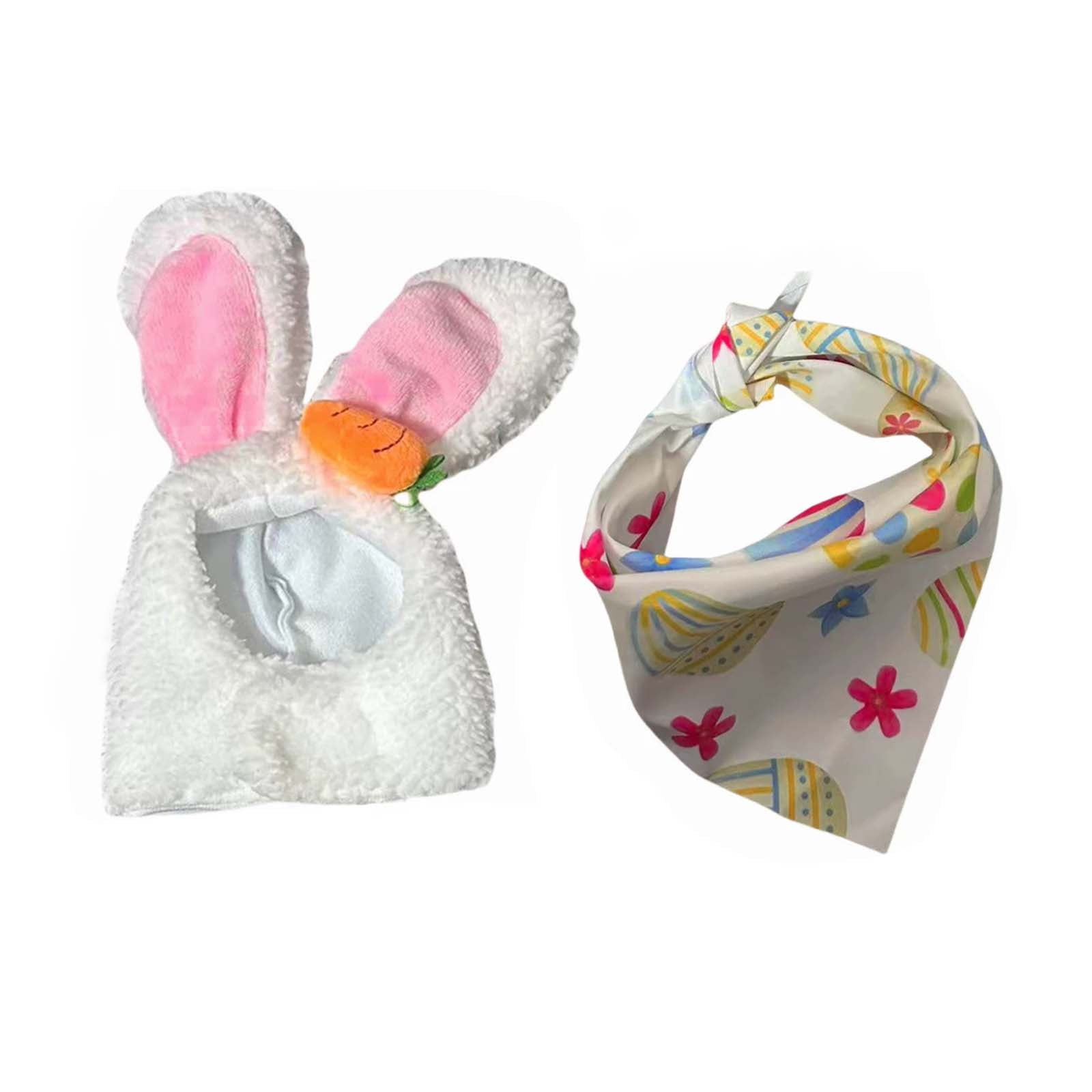 SATRINO Easter Bunny Baby Goose Outfit for Baby Goose Spring Lawn Porch ...