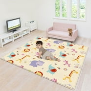 "RELOIVE Cushioned Folding Baby Play Mat, 79""x59"" Large Waterproof ...