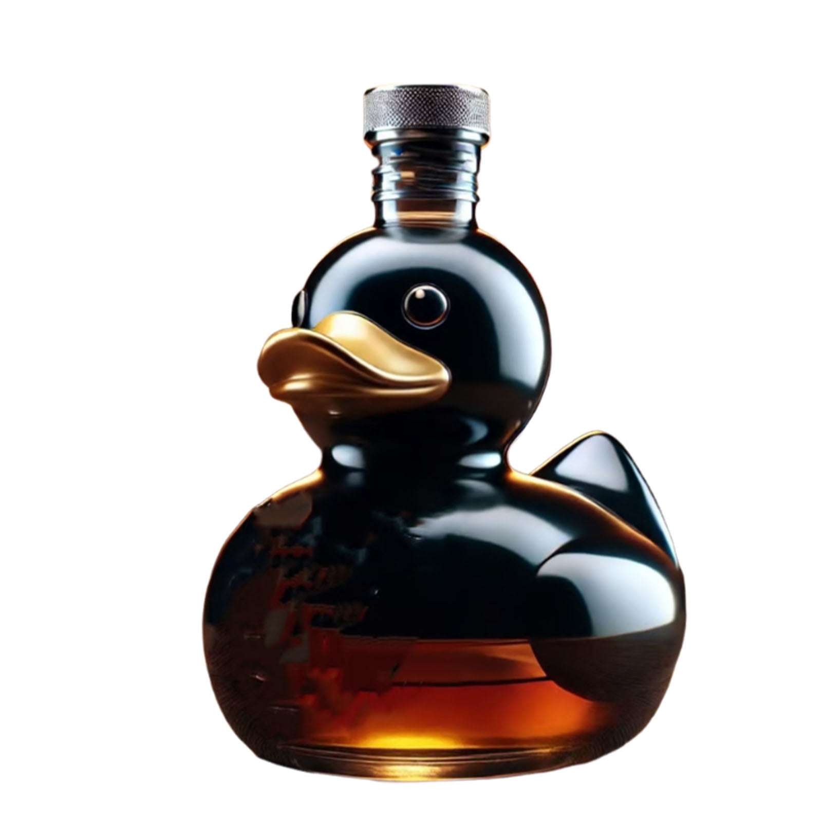 SATRINO Funny Whiskey Duck Bottle, Duck Wine Bottle, 10 Oz Engraved ...