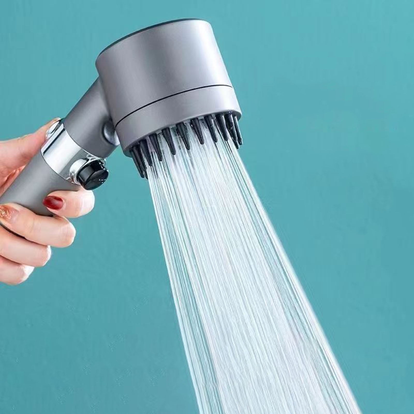 Satrino High Pressure 8 Mode Handheld Shower Head Anti Clog Nozzles