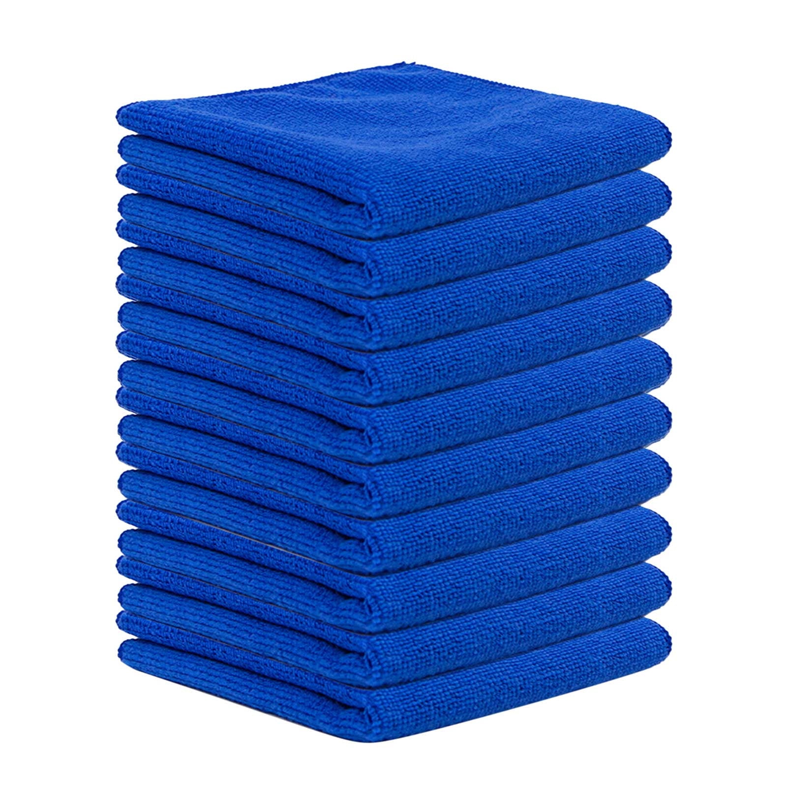 SATRINO Microfiber Cleaning Cloth -Pack of 10, Highly Absorbent ...