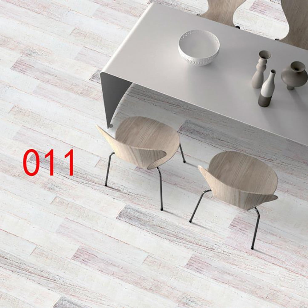 SATRINO Peel and Stick Floor Tile Vinyl Wood Plank 20x200cm, Rigid ...