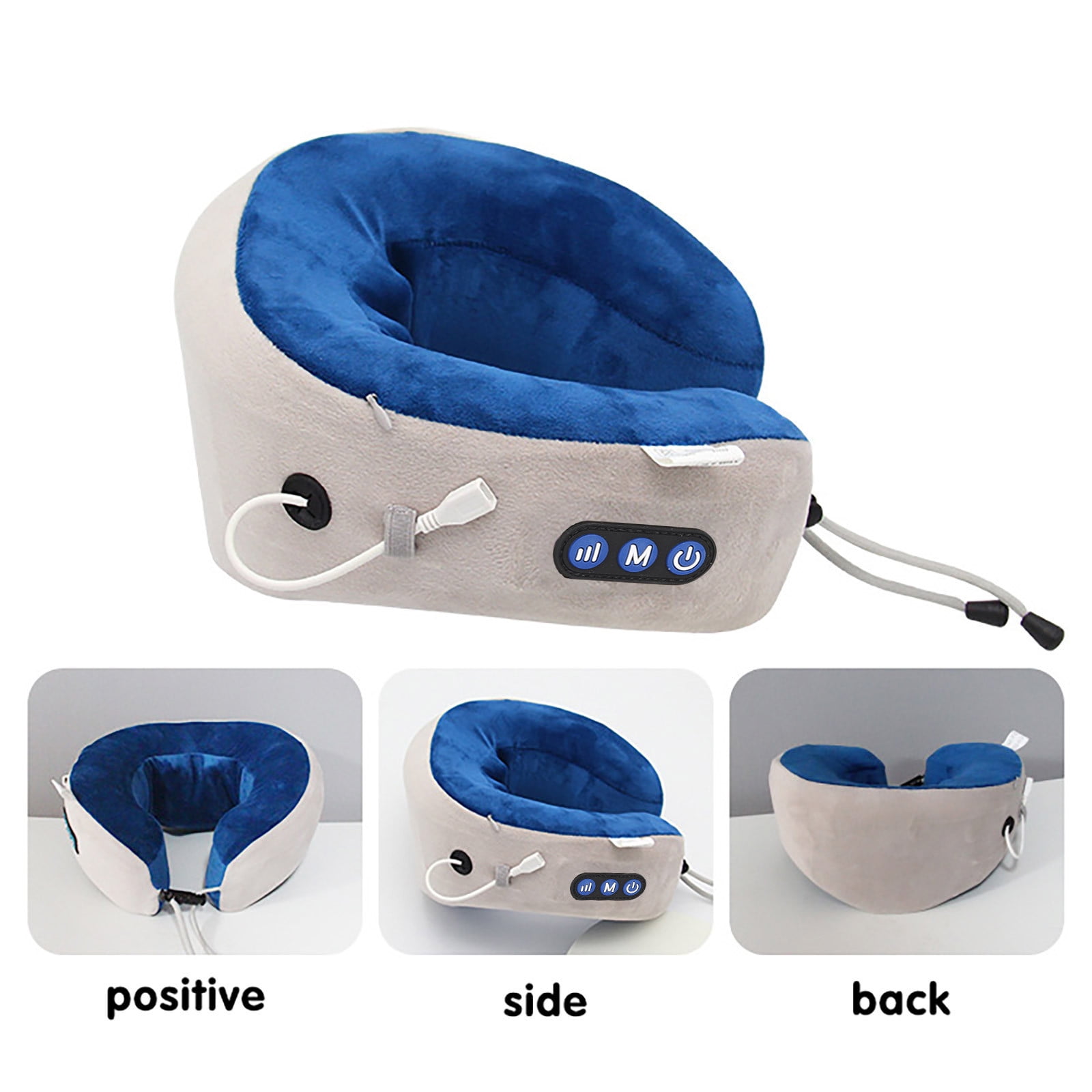 SATRINO Portable Heated Neck Massager, EMS Intelligent Electric Neck ...